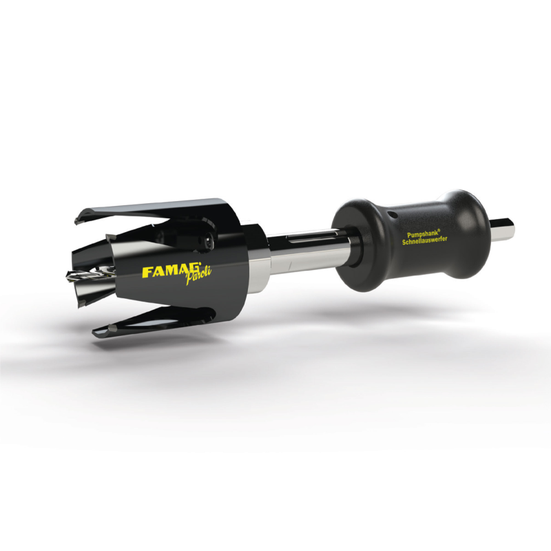 Famag Pumpshank® Schnellauswerferschaft inkl. Adapter und HSS Vorbohrer